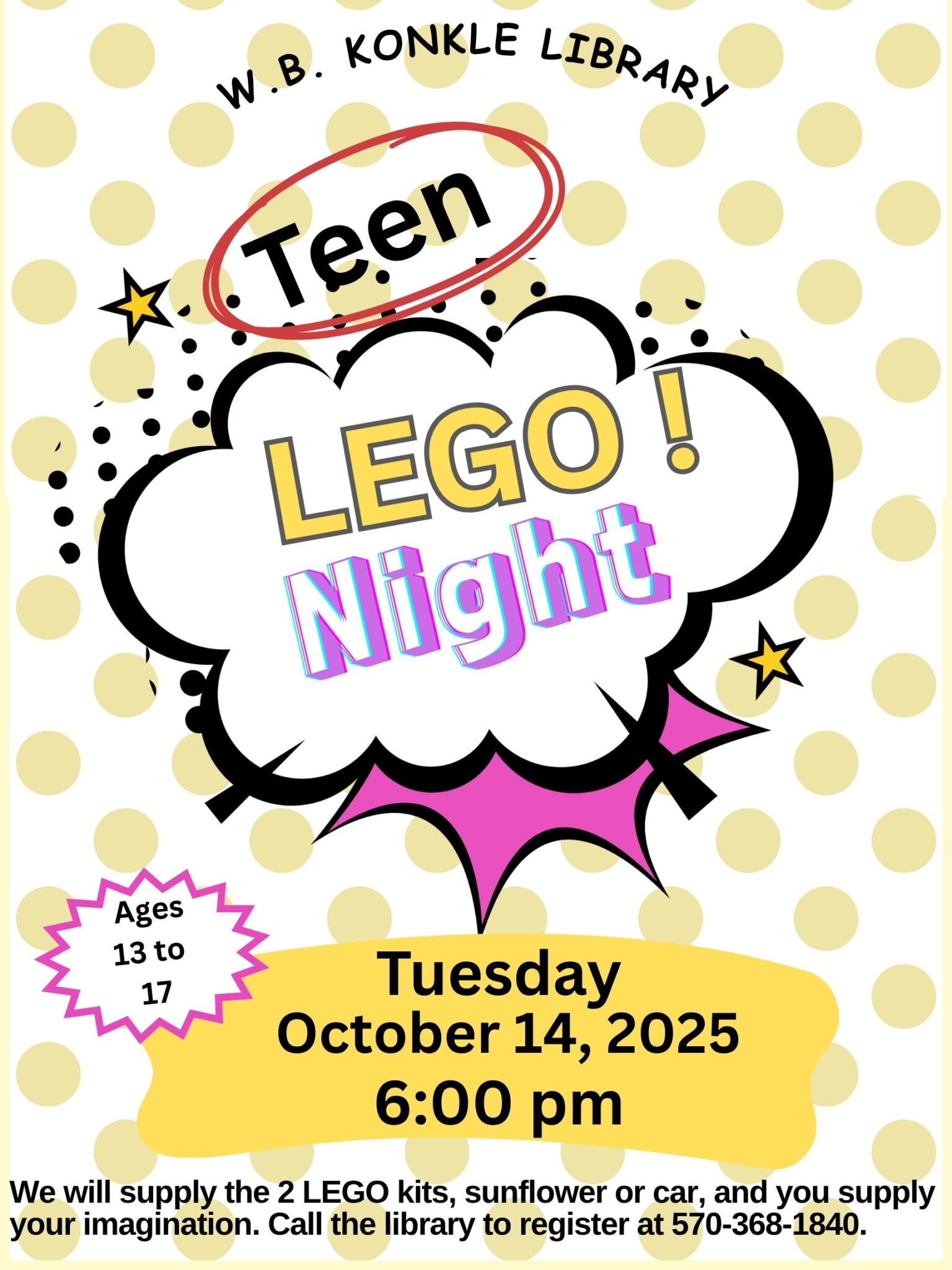 Events for May 2026 – Konkle Memorial Library